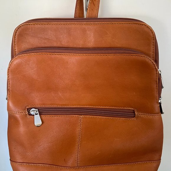 Le Donne | Bags | Le Donne Tan Leather Back Pack Bag | Poshmark